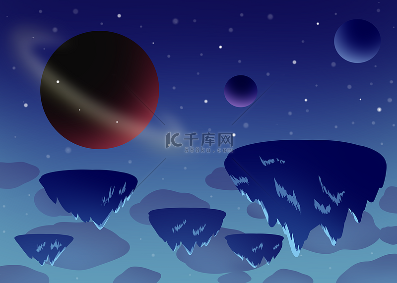 深蓝色科技感宇宙背景背景图片大全-高清照片下载-千库网
